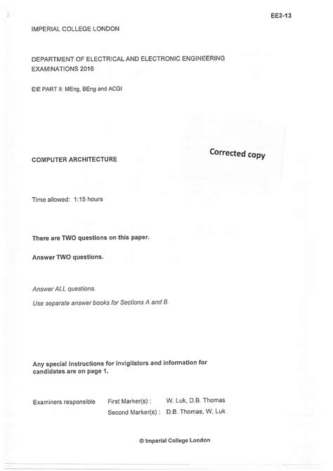 Exam 1 May 2016 Questions Ee2 13 Warning Decodescan Unexpected
