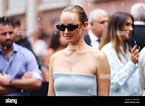 Milan Italy 20th Sep 2023 Amber Valletta Attends The Fendi Fashion