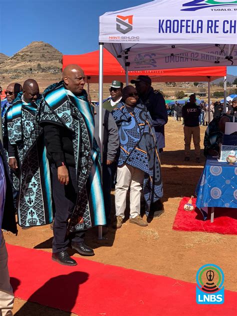 Mood Jovial As Botha Bothe Welcomes His Majesty Lesotho News Agency