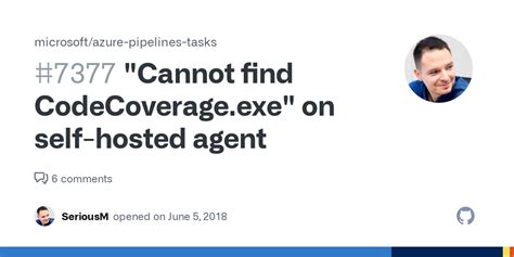 Cannot Find Codecoverageexe On Self Hosted Agent · Issue 7377 · Microsoftazure Pipelines
