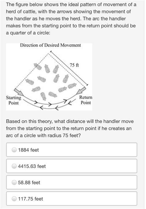 Solved The Figure Below Shows The Ideal Pattern Of Movement Of A Herd