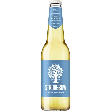 Strongbow Apple Cider Dry Low Carb Bottle 355ml single | Woolworths