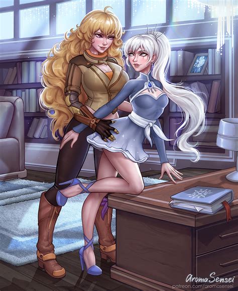 Rule 34 2girls Amputee Aroma Sensei Blonde Hair Blue Eyes Boots