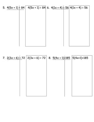 Two Step Equations Distributive DOC