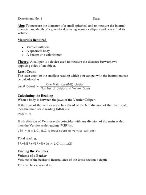 Class 11 Experiments Pdf Friction Metrology