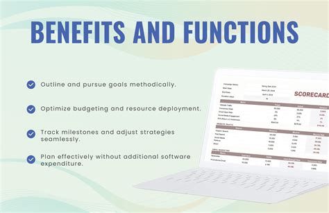 Marketing Scorecard Template In Excel Google Sheets Download Template Net