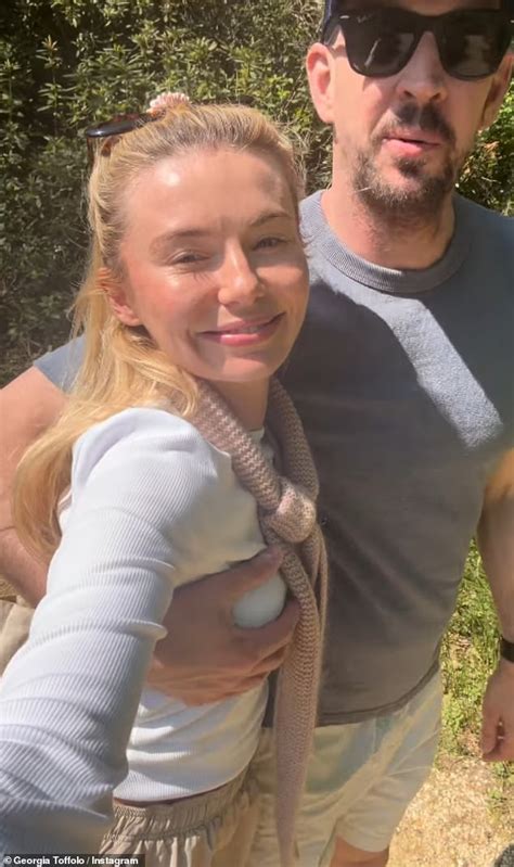 Georgia Toffolo Gets A Very Graphic Grope From Husband James Watt In
