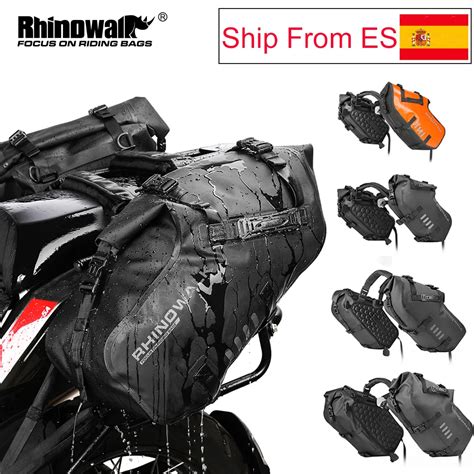 Rhinowalk Motorcycle Side Bag No Rack Needed 2pcs Waterproof Dry Quick