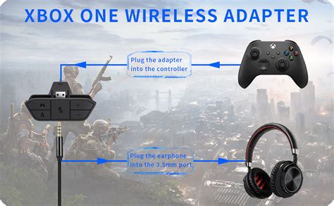 Gugxiom Stereo Headset Adapter For Xbox One Plug And Play Video Games