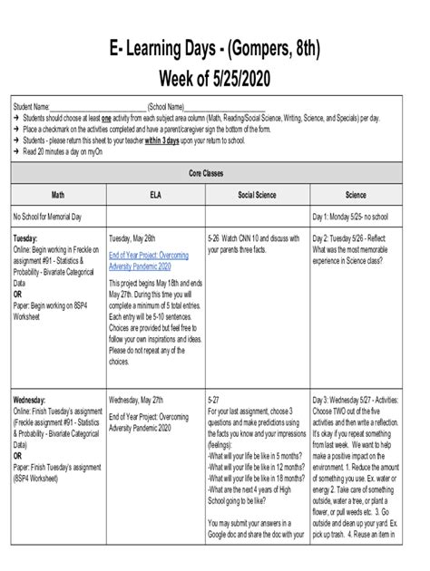 Fillable Online Subject Math Homeroom Teacher Assignments Fax Email Print Pdffiller