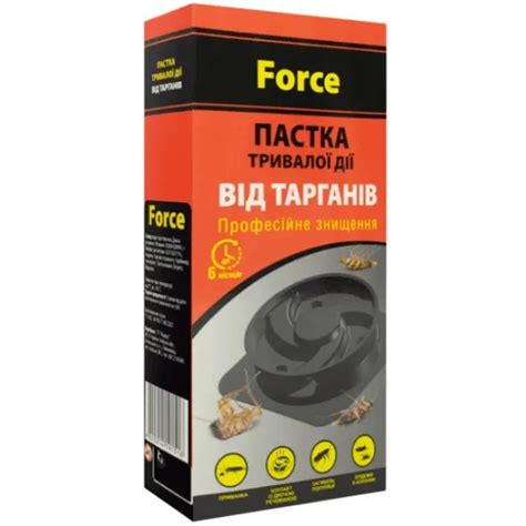 Купить ловушка от тараканов Force 6 шт, cредство от тараканов