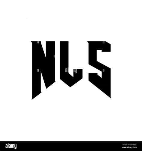 Nls Letter Logo Design For Technology Company Nls Logo Design Black