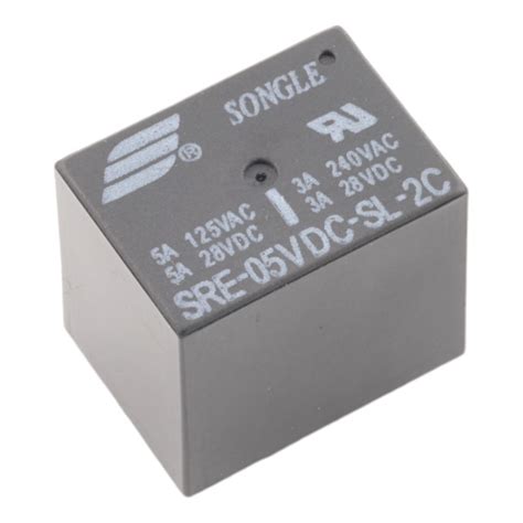 Relay Sre 05vdc Sl 2c 5v Dc240v Ac 28v Dc 5a Ampul