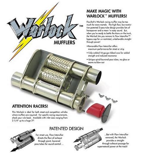 Flowtech Warlock Vaimennin Catback F Body Club Of Finland