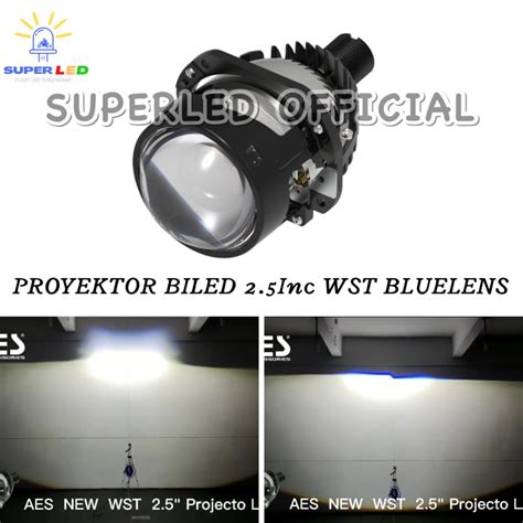 Jual Lampu Projector Biled Aes Ayoto Inchi Bluefirm Dual Chip Led W Biled Aes Lampu