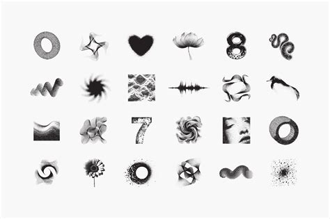 Download Dithering Bitmap Vector Shapes Collection