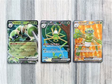 Pokemon Tcg Spidops Ex Set Scarlet Violet Base Set Hobbies Toys Toys Games On Carousell