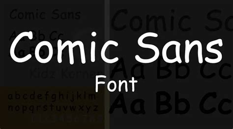 Comic Sans Font