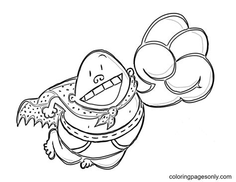 66 Captain Underpants Coloring Pages