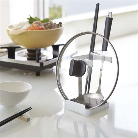 주방 요리 냄비 뚜껑 국자 조리도구 거치대 걸이 받침대
