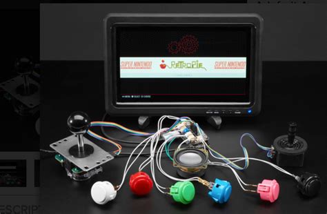 Arcade Bonnet For Raspberry Pi With Jst Connectors Mini Kit Crcibernética