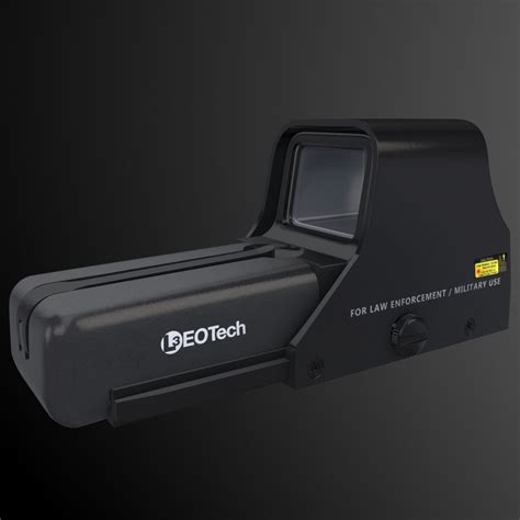 Eotech 552 Vista Holográfica Modelo 3d 39 Dae 3ds Obj Fbx Max Free3d
