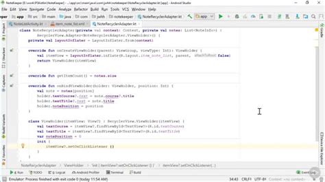 دانلود دوره ﻿android Kotlin پیاده سازی موارد انتخاب انتخاب مورد