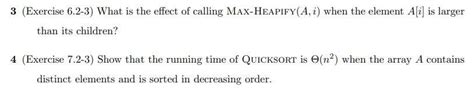Solved 3 Exercise 62 3 What Is The Effect Of Calling