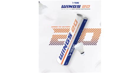 Wings 20 Feather Shuttlecock