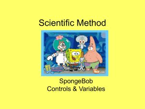 SpongeBob Experiments