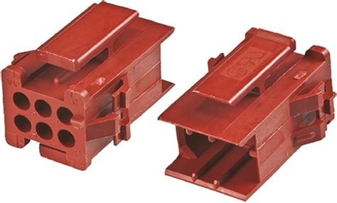 TE Connectivity Miniature Rectangular II Female Connector Housing Mm Pitch Way Row