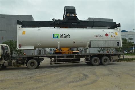 Cryogenic Storage 40ft Lng Iso Tank Liquid Natural Gas Container Shandong Auyan New Energy