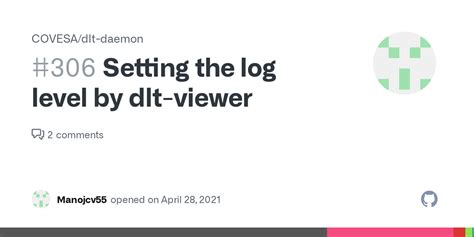Setting The Log Level By Dlt Viewer Issue Covesa Dlt Daemon Github