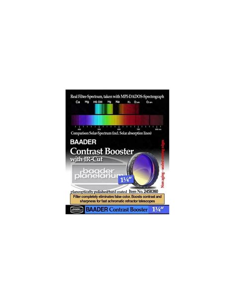 Contrast Booster With Ir Cut Baader