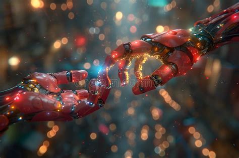 Futuristic Robotics And Human Connection In A Cybernetic World