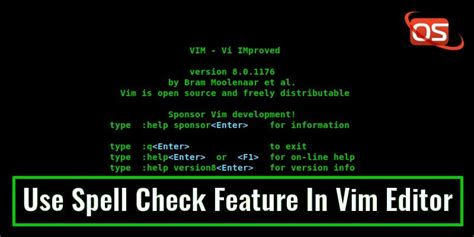 how to use spell check feature in vim text editor r vim