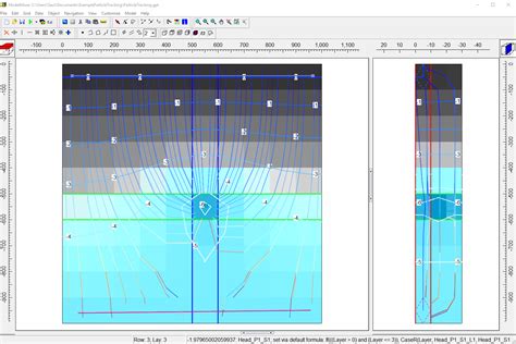 example of particle tracking modeling with modpath in model muse