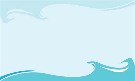 Abstract Background Illustration Design With Ocean Waves Model Suitable For Power Point