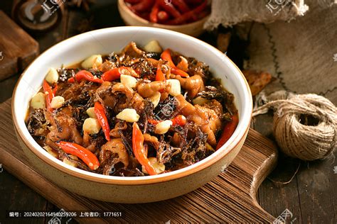 梅干菜凤爪 中国菜系 食品餐饮 摄影素材 汇图网www huitu