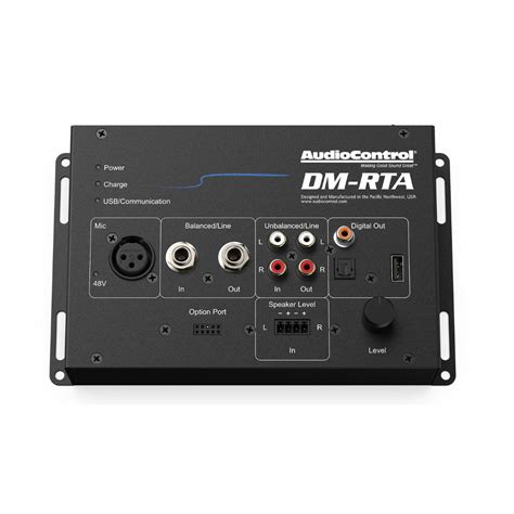 Audiocontrol Dm Rta Real Time Analyzer And Multi Test Tool Al And Eds Autosound