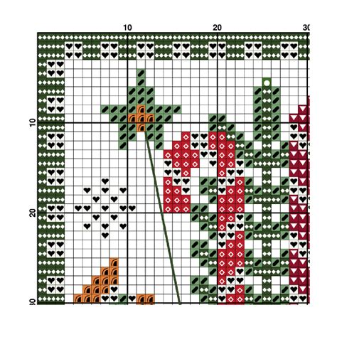 Cross Stitch Pattern Sampler Spring Embroidery Primitive Fl Inspire Uplift