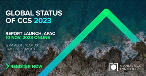 Global Ccs Institute On Linkedin Global Status Of Ccs 2023 Report