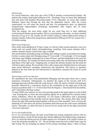 Obesity Impairs Sex What Is The Electrophysiology At The Single Neuron Level PDF