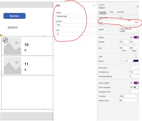 Solved Displaying Data In Gallery Power Platform Community