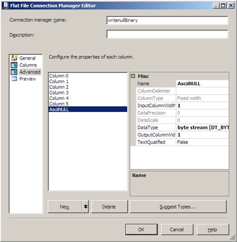 Sql Ssis Writing 0x00 Hex Value To Flat File Stack Overflow