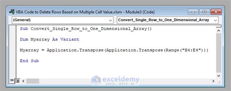 How To Convert Range To Array In Excel Vba Ways Exceldemy