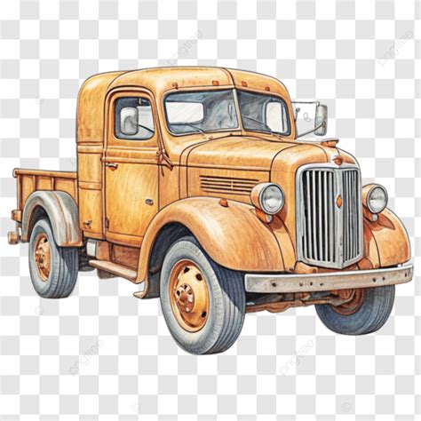 빈티지 트럭 만화 트럭 복고풍 포도 수확 Png 일러스트 및 이미지 에 대한 무료 다운로드 Pngtree