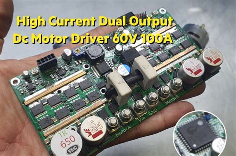 Reactor Dual Dc Motor Driver Module 60v 100a X 2 Indiegogo