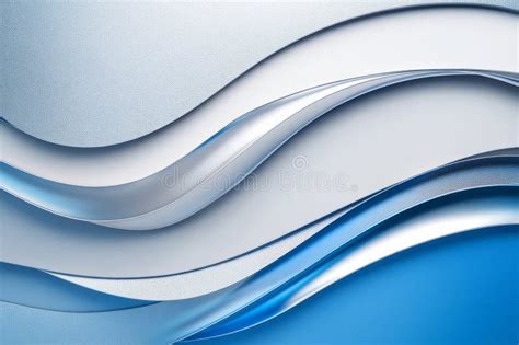 A Smooth Metallic Gradient Background Transitioning From Silver To Blue Creating A Futuristic