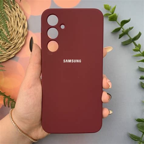 قاب گوشی Galaxy A35 سامسونگ سیلیکونی پاک کنی اورجینال داخل پارچه ای رنگ